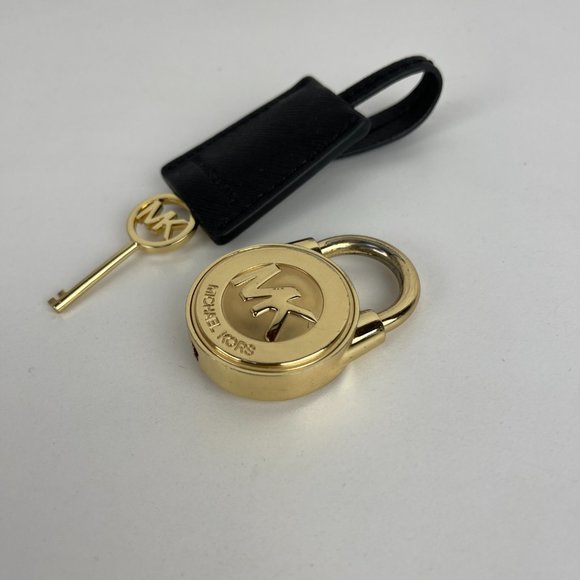 Michael Kors | Bags | Michael Kors Original Goldtone Lock And Key ...